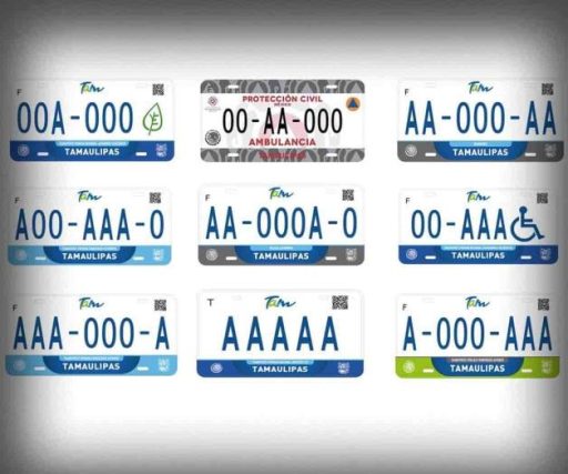 Cambiarán el diseño de placas de Tamaulipas - MexNoticias